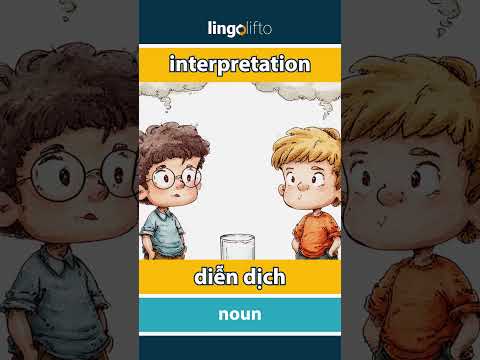 🇬🇧🇻🇳 interpretation - diễn dịch : learn English : hãy học tiếng Anh : vocabulary builder
