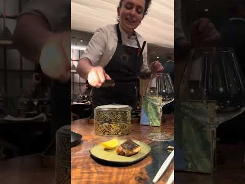 3 MICHELIN STAR MAGIC SHOW at Atelier Crenn in San Francisco - Dry Aged Black Cod