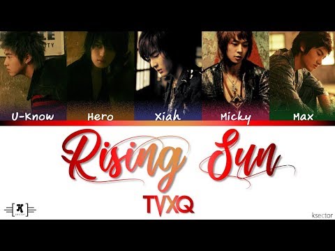 TVXQ - "Rising Sun" Lyrics [Color Coded Han/Rom/Eng]
