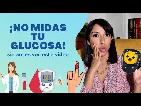 ¡NO MIDAS TU GLUCOSA! Sin antes ver este video
