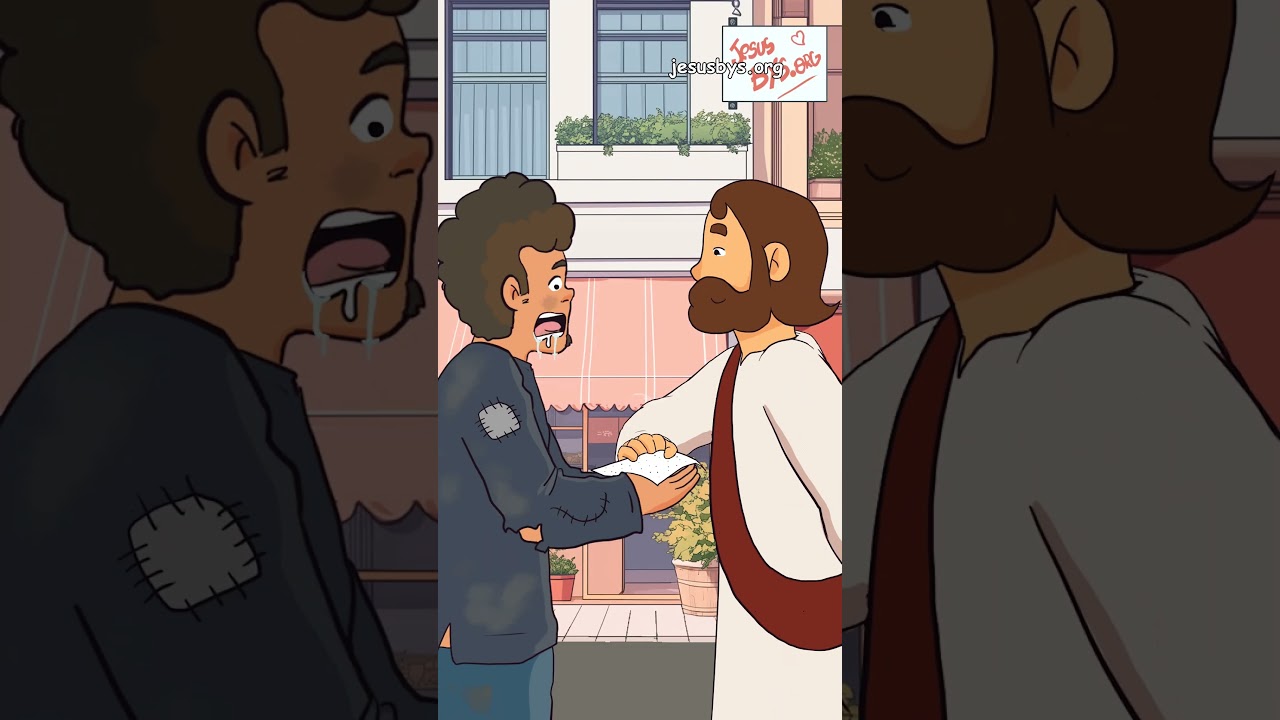 Jesus and the Invisible Loaf 🍞✨ #jesus #jesuschrist #jesuslovesyou