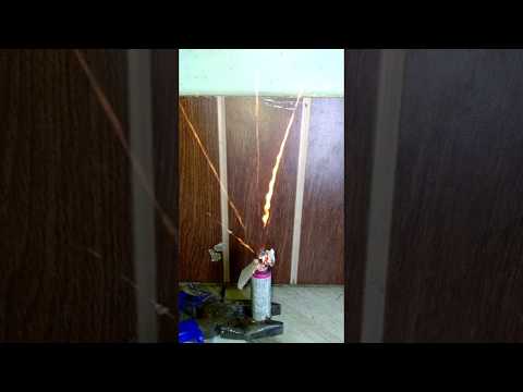 rocket engine test | sodium chlorate and sugar