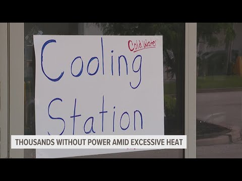 Cooling station set up in Adams County amid ongoing power outages
