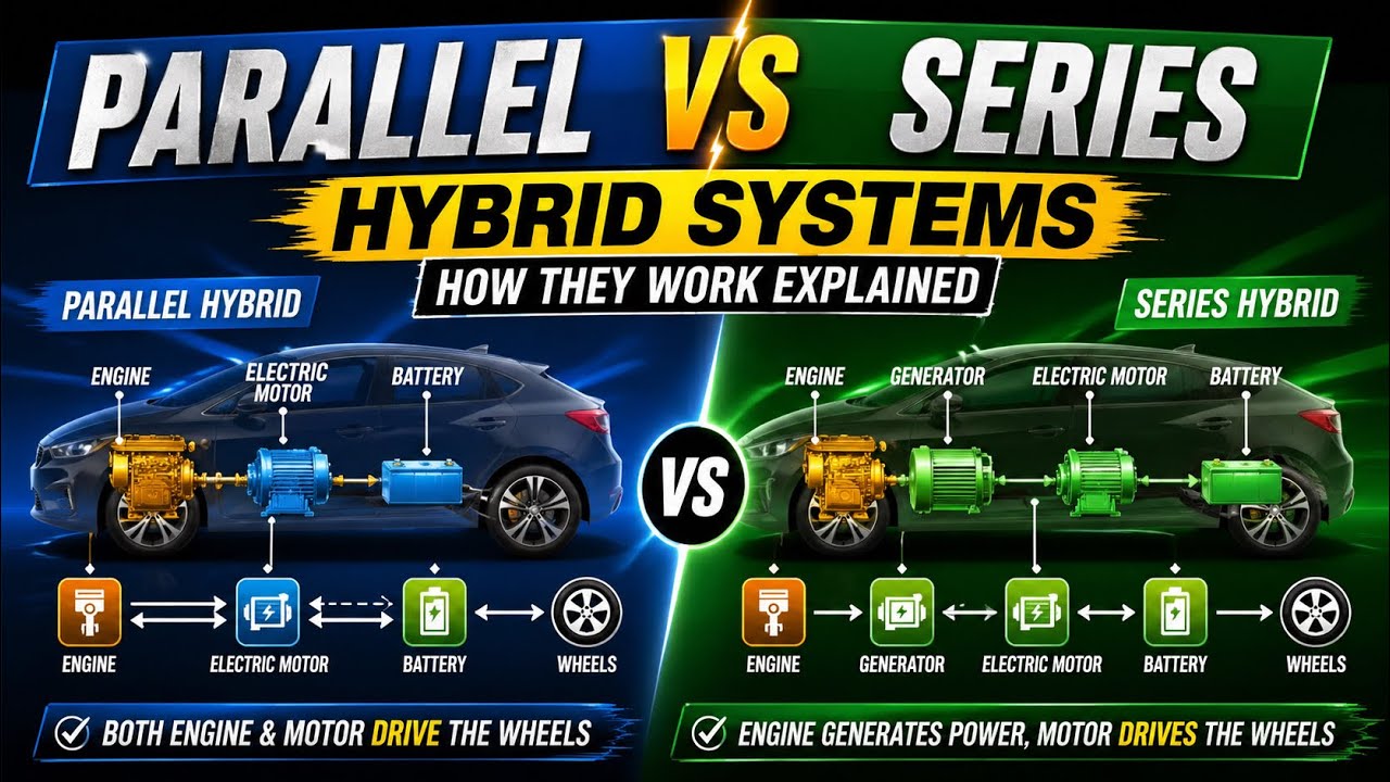 How Parallel vs Series Hybrid Systems Work Explained | Moving Machines