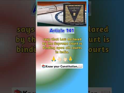 Article 141 of the Indian Constitution! Study with Himanshu #shorts #status #constitution #upsc #ias