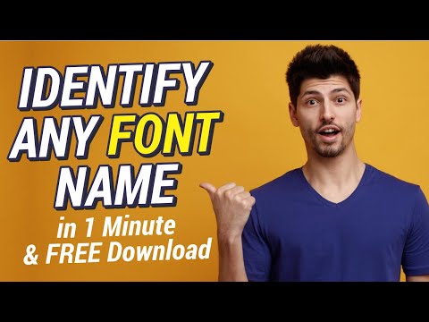 How to find font name from image 😱 | Image to font convert