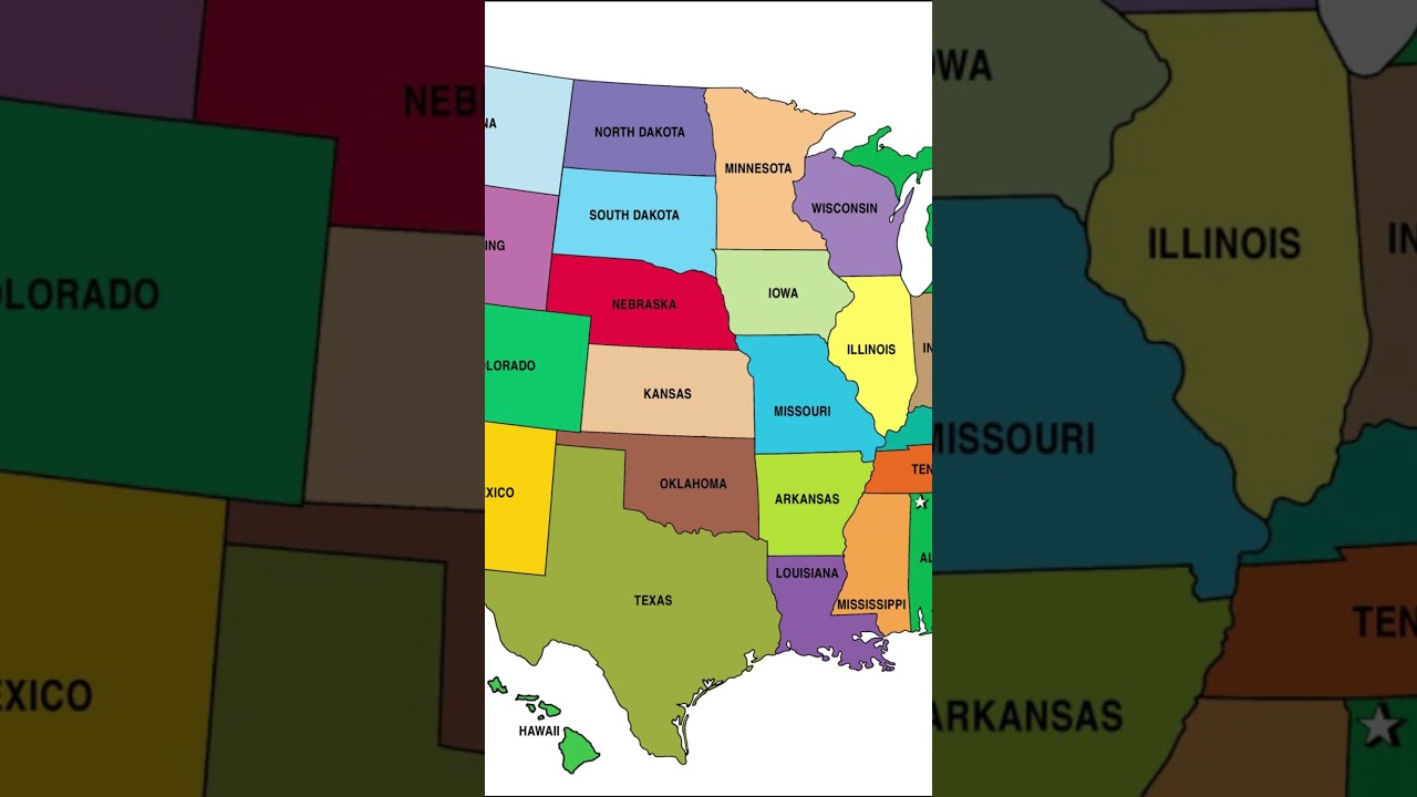 United States Map 🗺  USA Map, US Map,  Map of USA,