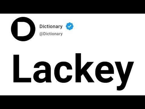Lackey Meaning In English