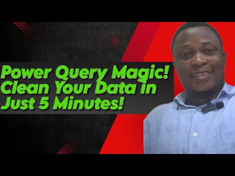 Automate Data Cleaning In Power Query In Under % Minutes | #powerquery #excel #exceltricks