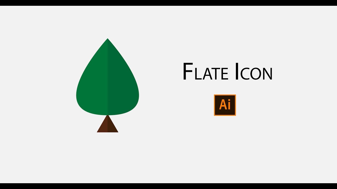 How to draw a flat icon || Adobe Illustrator