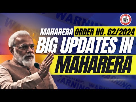 What is RERA ? RERA in Hindi! | Recent updates of RERA | MahaRERA Order No. 62/2024 | #rera