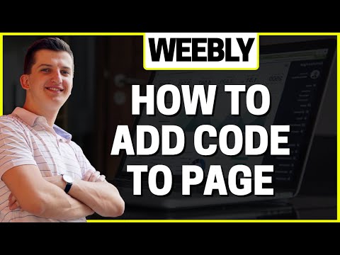 How To Add Code To Page Header In Weebly