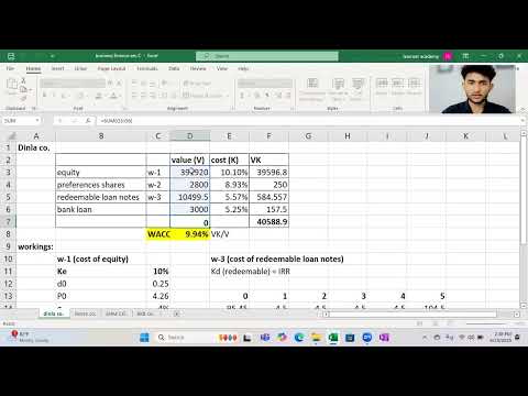 WACC Calculation in Excel | Clean & Clear Format Explained