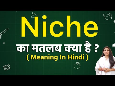 Niche Meaning in Hindi || niche ka matlab kya hota hai || word meaning