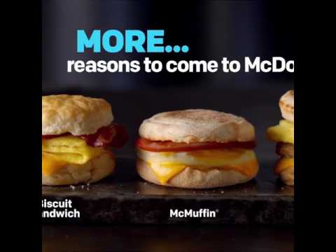 McDonald's Breakfast Menu.