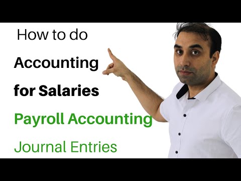 How to do Accounting for Salaries |Payroll Accounting| journal Entries for Salaries|