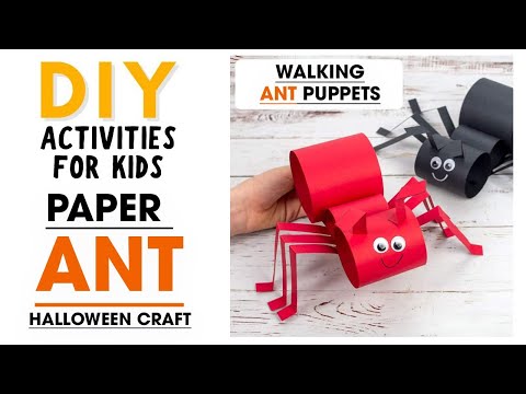 Paper Ant Craft | Halloween Special | Online Classes for Kids