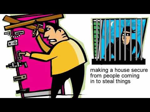 burglarproof meaning | Vocabulary for Kids | Children's Dictionary | Learn English Vocabulary