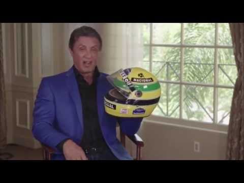 Senna's helmet gifted to Stallone is explained by the actor.