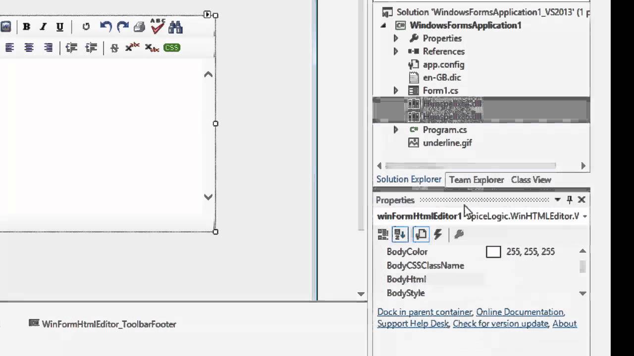 How to use and Configure Spell Checker of .NET Win Html Editor Control from SpiceLogic Inc.