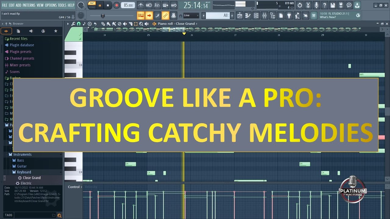 FL Studio Piano Roll Masterclass