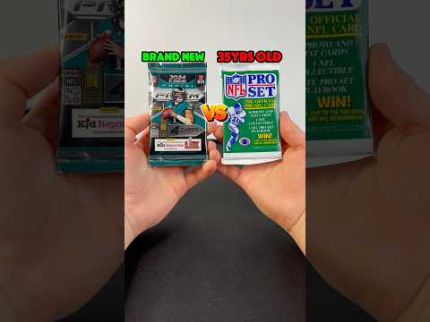 2024 vs. 1990 Pack of Football Cards!…