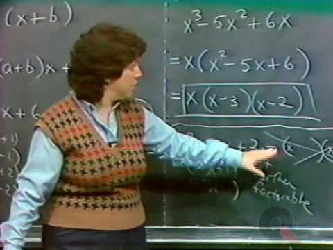 Understanding Elementary Algebra #6: Factoring