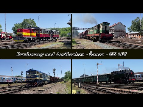Vlaky Hrušovany nad Jevišovkou - Šanov - 21.6.2025 (Oslava 155 let)