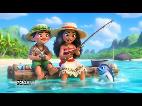 Caught Hook, Line, and Sinker: Moana & Maui's Fishing Challenge Nursery Rhymes