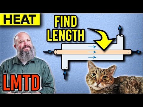 Double Pipe Parallel Flow - Log Mean Temperature Difference LMTD problem