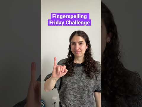 Receptive Skill Drill and 2 signs ! Fingerspelling Friday
