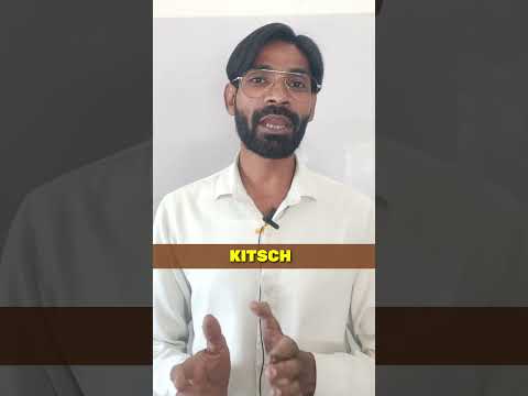 Kitsch meaning | #kitsch #zmohammadi #youtubeshorts