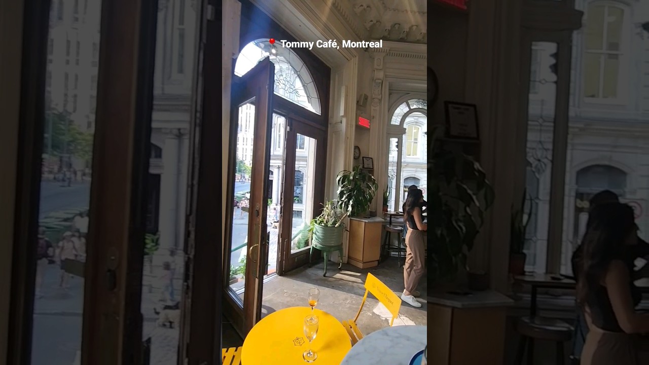 apérol spritz at an iconic Montreal coffee shop 🫶🇨🇦 a must when visiting #montreal #café #coffeeshop