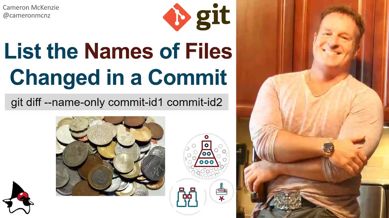How to show the names of files changed in a Git commit