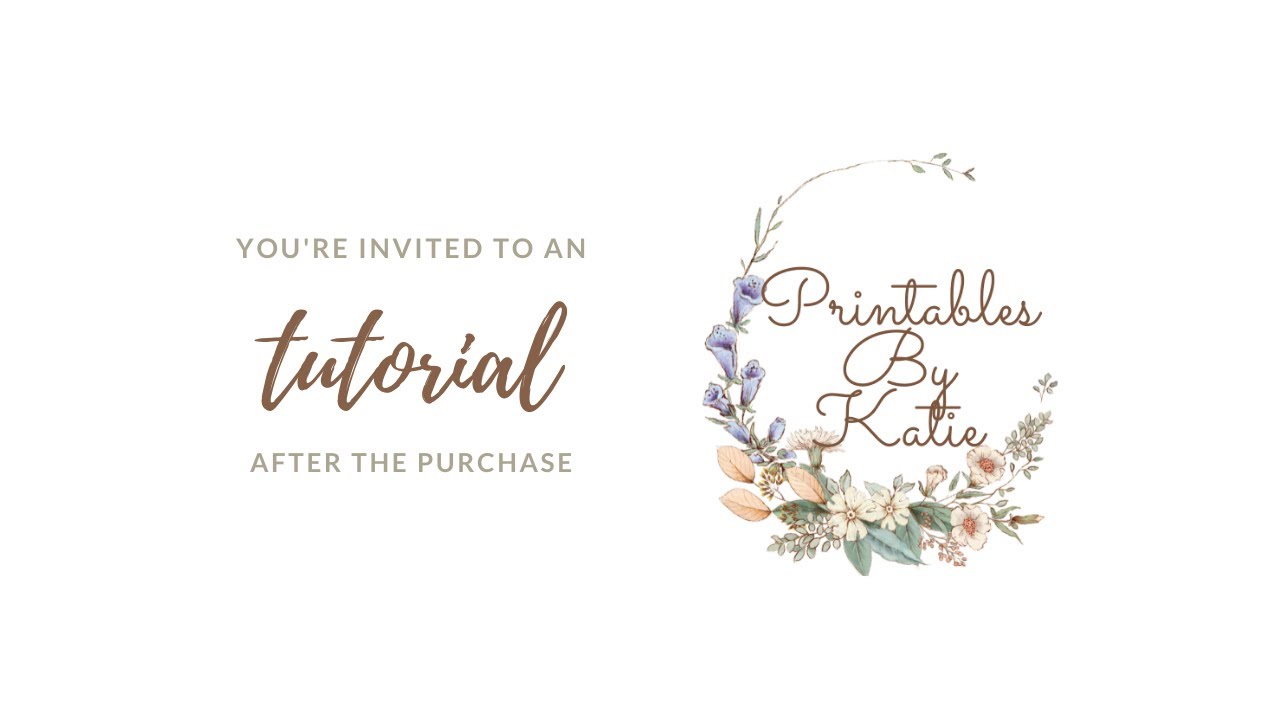 Tutorial: how to use Canva after purchase a digital download