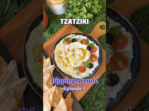Tzatziki , the ultimate , super easy & quick dip. Simple ingredients. Dipping around - Episode 1