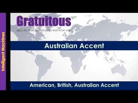 Gratuitous - How to Pronounce Gratuitous in Australian Accent, British Accent, American Accent