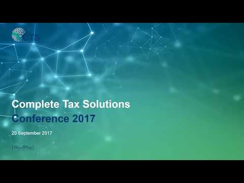 CTS Conference 2017: Kris Peach - Tax Transparency Code and Accounting for Uncertain Tax Positions
