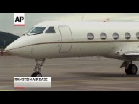 Raw: American Heroes Arrive at Ramstein Air Base