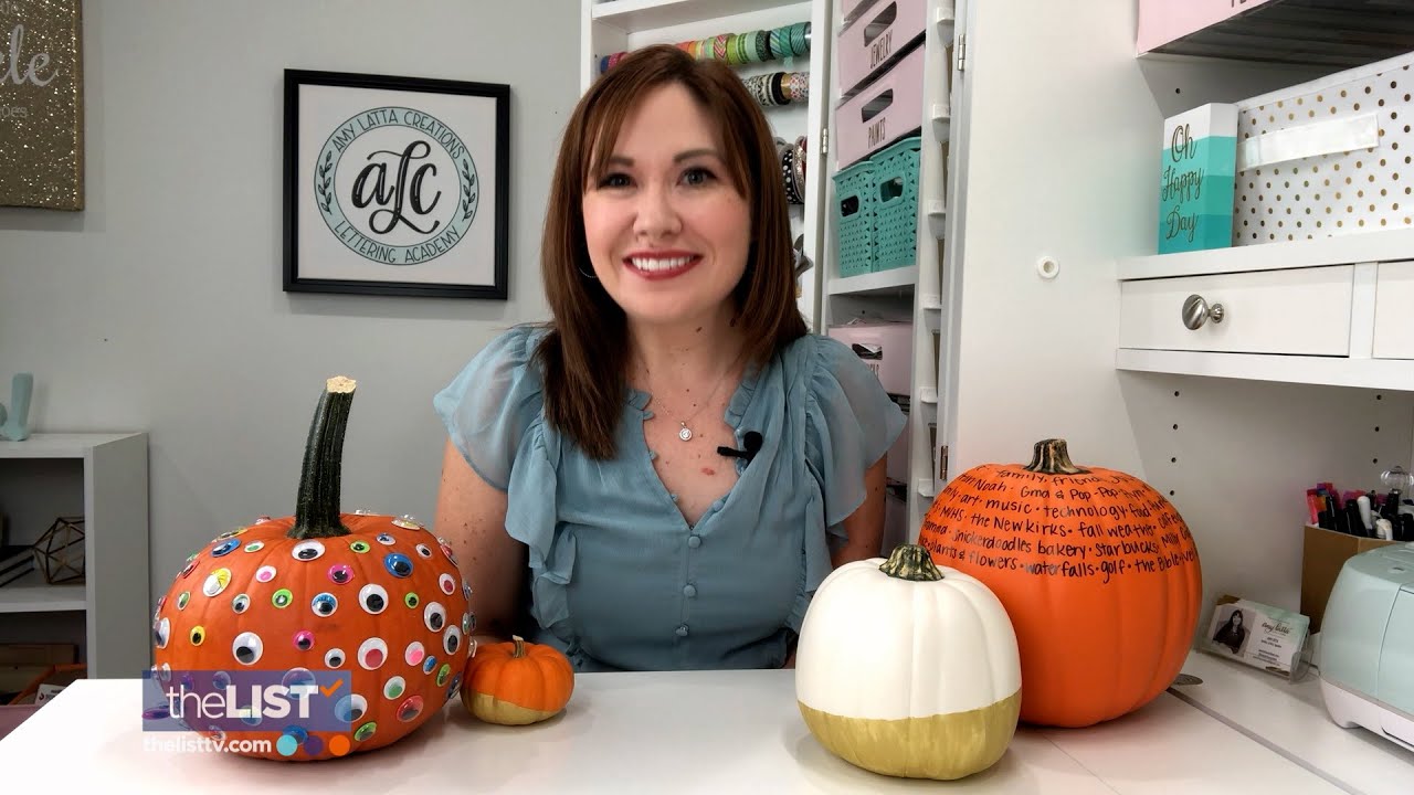 3 No-Mess Ways to Decorate Pumpkins
