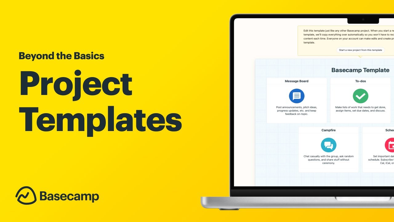 Creating Basecamp Project Templates