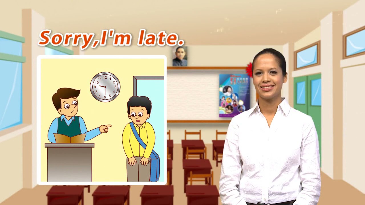 句子活用：Sorry, I'm late. | 英語文 | 均一教育平台