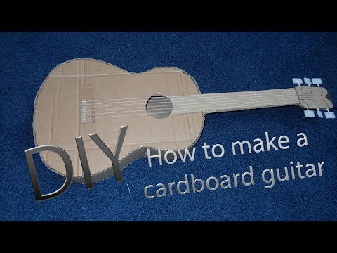 DIY How to make a cardboard guitar