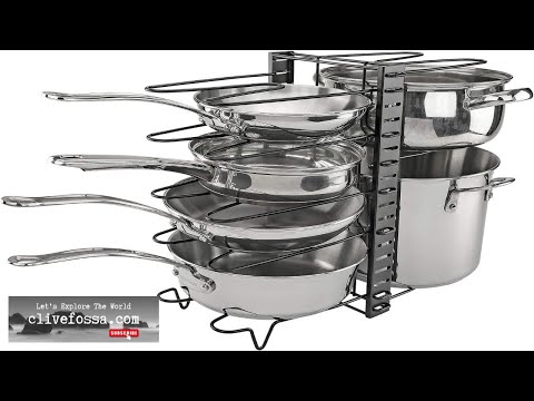 Southern Homewares Metal Pot and Pan Storage Rack – Double Sided Vertical Cookware Review
