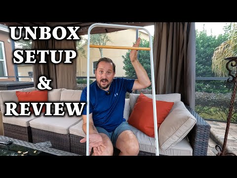 JEFEE Garment Rack Hang Clothes Rack Simple Garment Rack for Garment Storage Display Unbox & Review