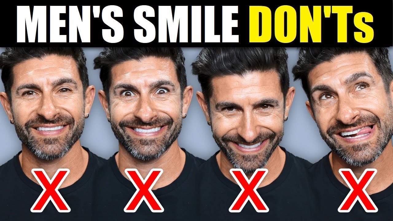 10 BIGGEST Smile Mistakes Men Make! (How to Have a BETTER Smile)