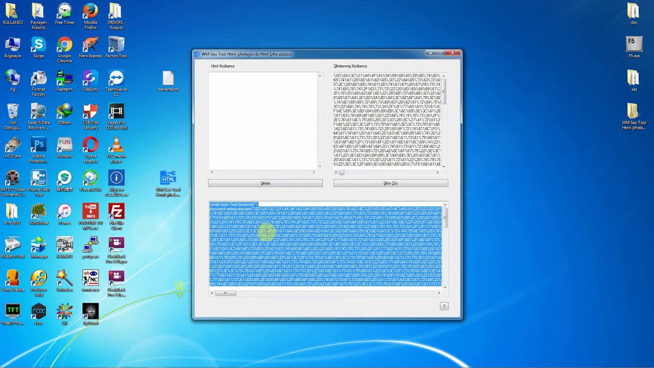 WM Seo Tool Html Encoder & Html Decoder