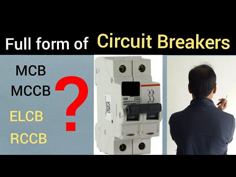 mcb full form - Full form of elcb mccb rccb - Electrical Annu