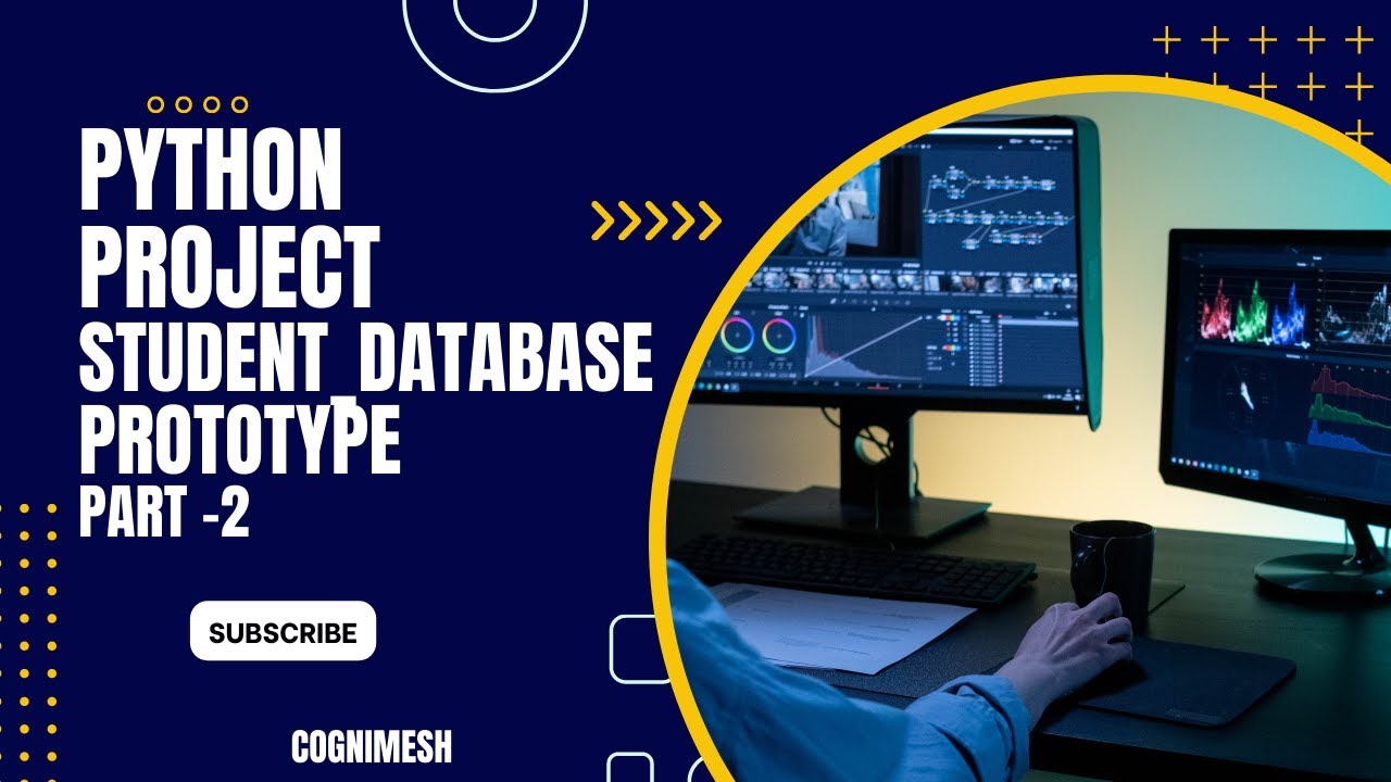 Python Building a Student Database Application with GUI Part2  #clipchamp #python #project #students