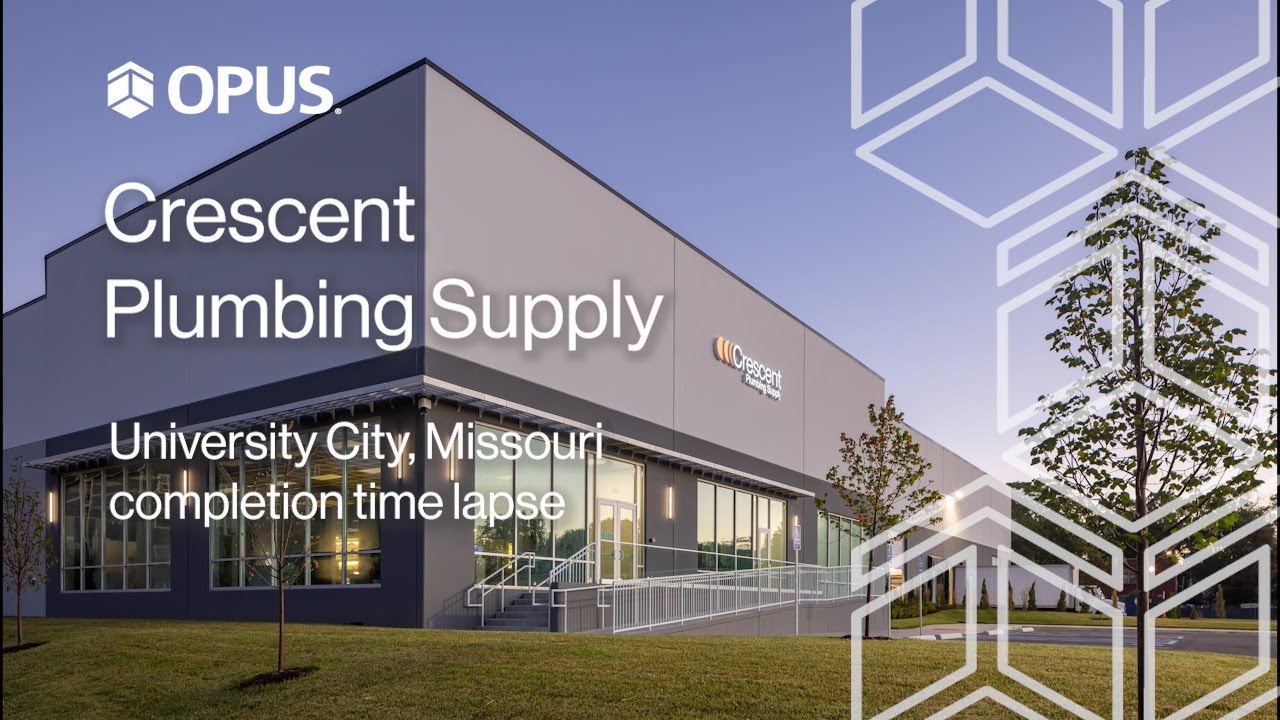 Opus Time Lapse: Crescent Plumbing Supply Completion